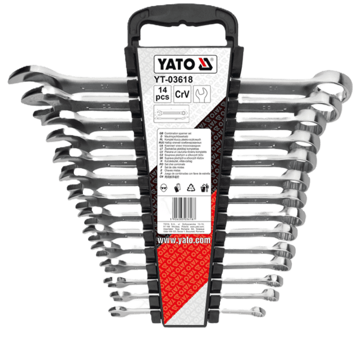 YATO Combination Spanner Set 14Pcs - YT-3618 – Simple Pay Home Depot