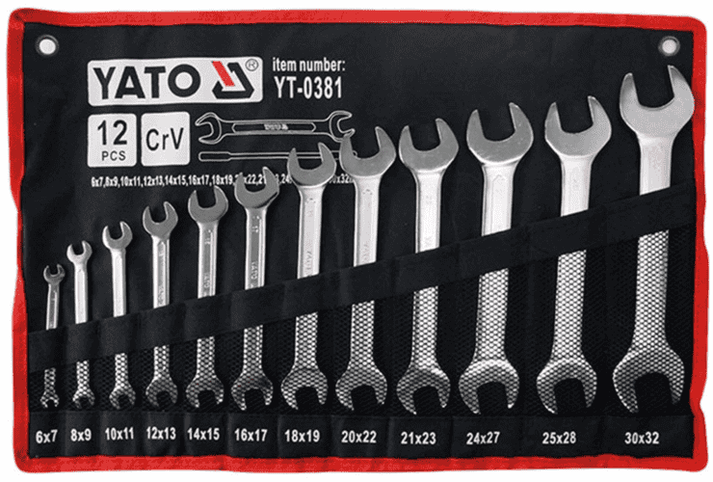 YATO DOE Spanner Set 12Pcs 6-32MM - YT-381 – Simple Pay Home Depot