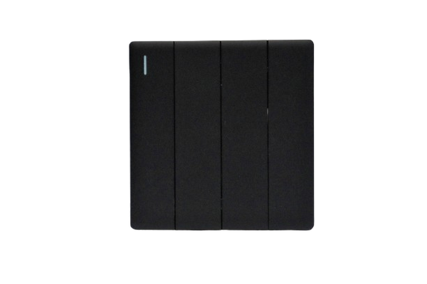 Windsor L&L Range Black Velvet Touch 4 Gang 2 Way Switch 1A - L364B ...